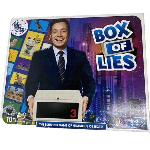 Hasbro | Toys | Hasbro The Tonight Show Jimmy Fallon Box Of Lies Card ...